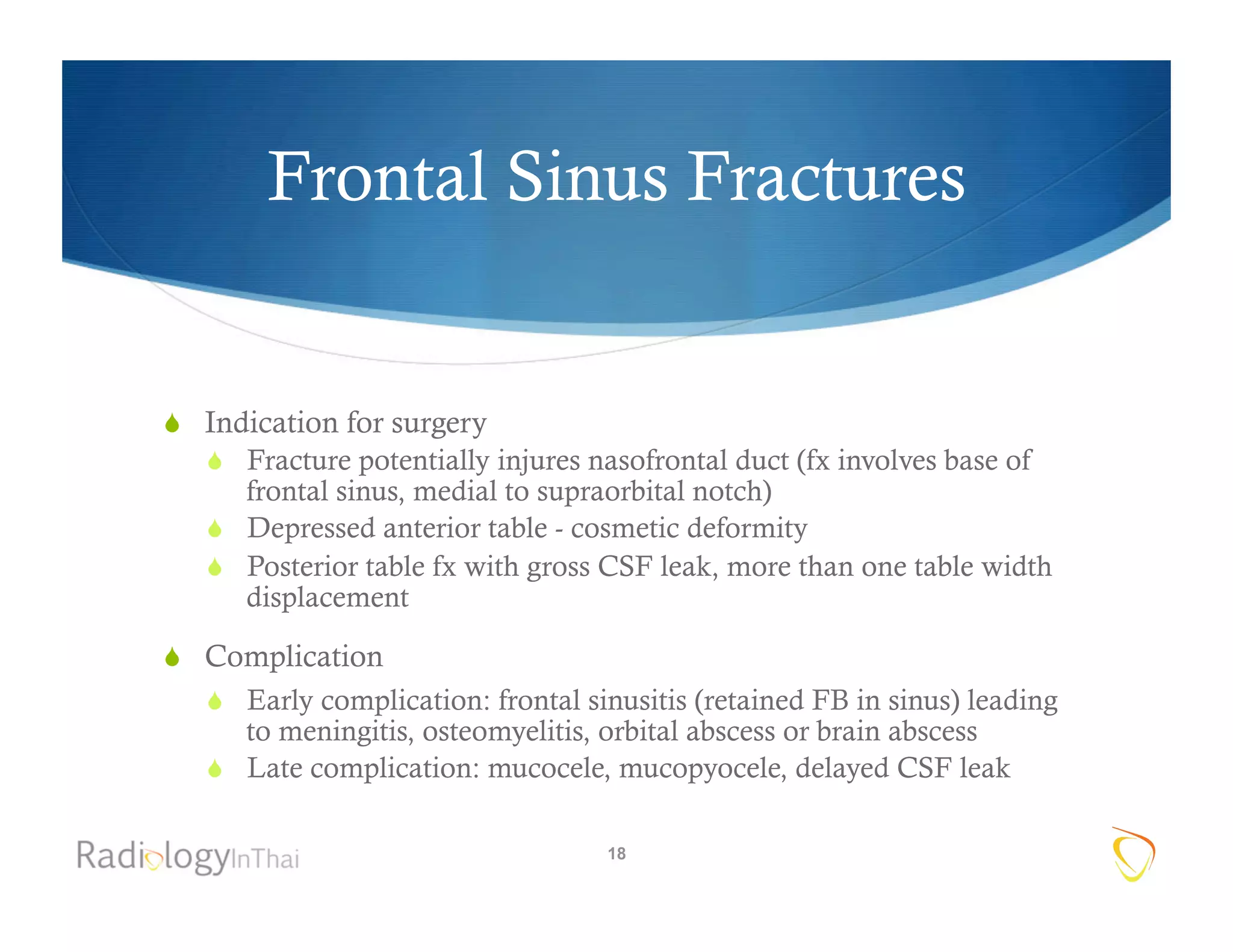 Imaging Of Facial Trauma Part 3 1 | PDF