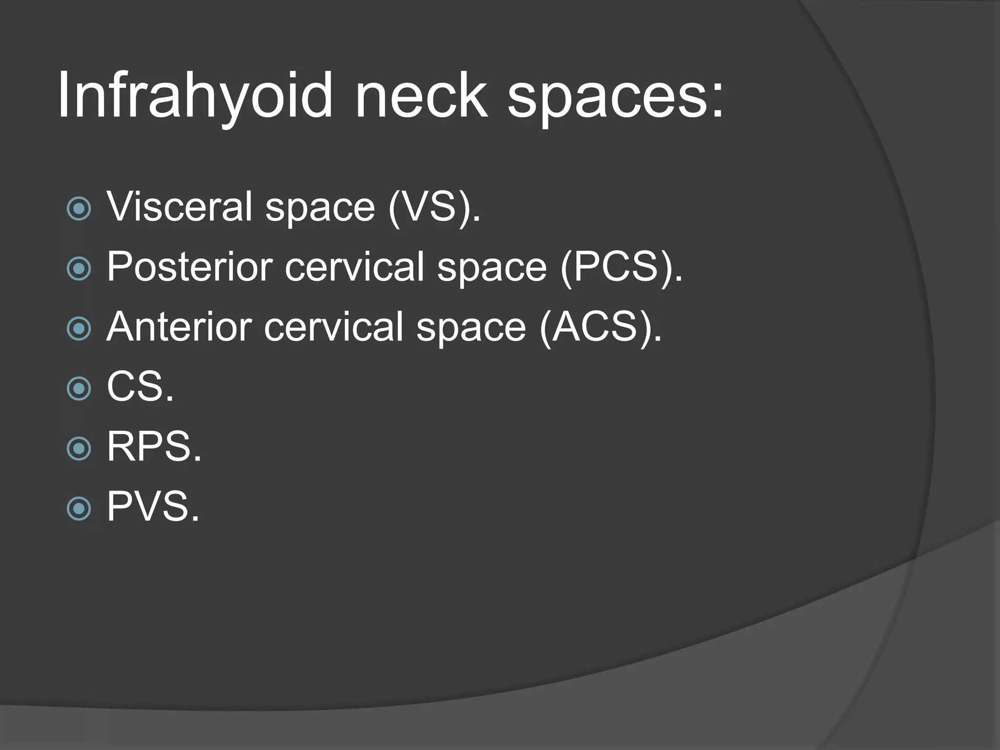 Imaging of the neck part i | PPTX