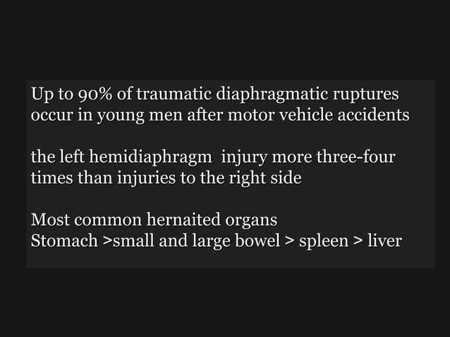 Imaging abdomen trauma diaphragmatic trauma part 7 Dr Ahmed Esawy | PPT