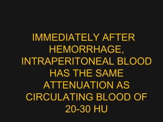 Imaging abdomen trauma introduction part 1 Dr Ahmed Esawy | PDF