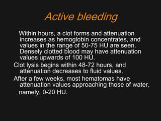 Imaging abdomen trauma introduction part 1 Dr Ahmed Esawy | PDF