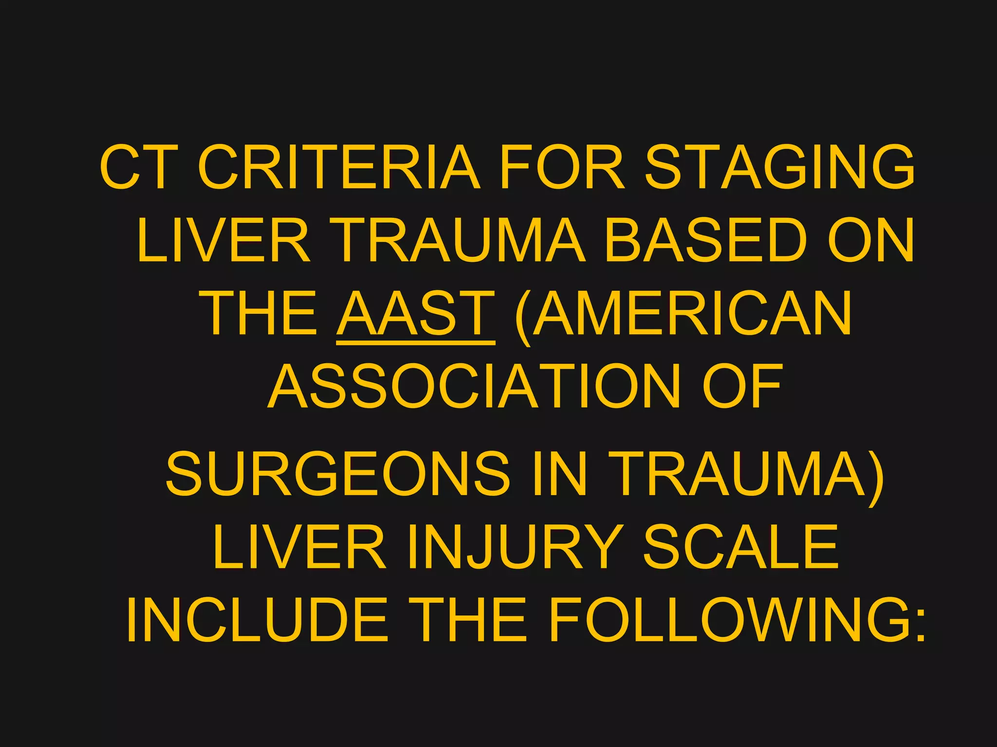Imaging abdomen trauma liver part 2 Dr Ahmed Esawy | PDF