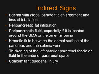 Imaging abdomen trauma pancreatic trauma part 4 Dr Ahmed Esawy | PDF