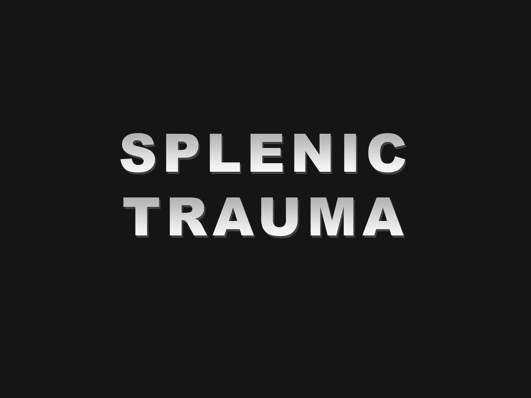 Imaging abdomen trauma spleenic trauma part 3 Dr Ahmed Esawy | PDF