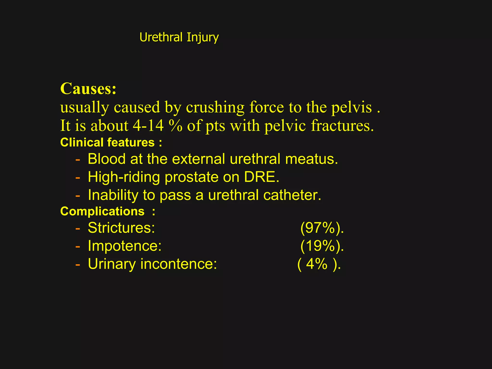 Imaging abdomen trauma urethra trauma part 9 Dr Ahmed Esawy | PPT