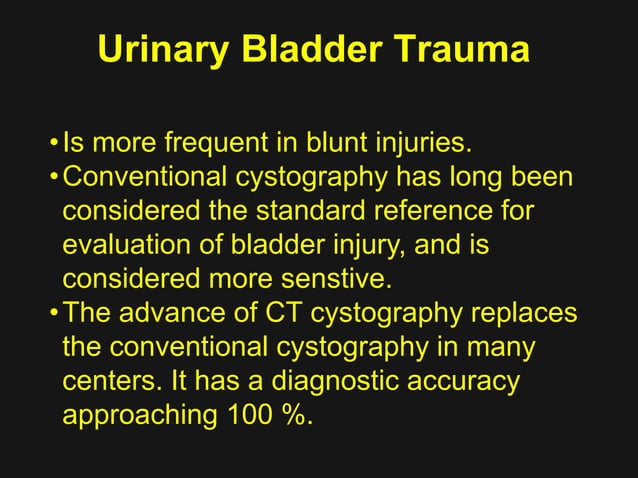 Imaging abdomen trauma urinary bladder ,trauma part 8 Dr Ahmed Esawy ...