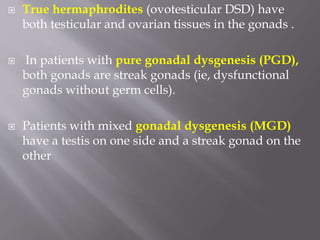 Imaging ambigous genitalia | PPTX