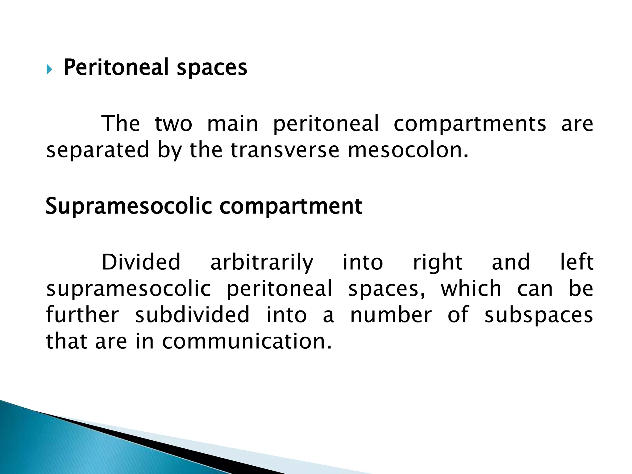 Imaging anatomy of peritoneum | PPTX