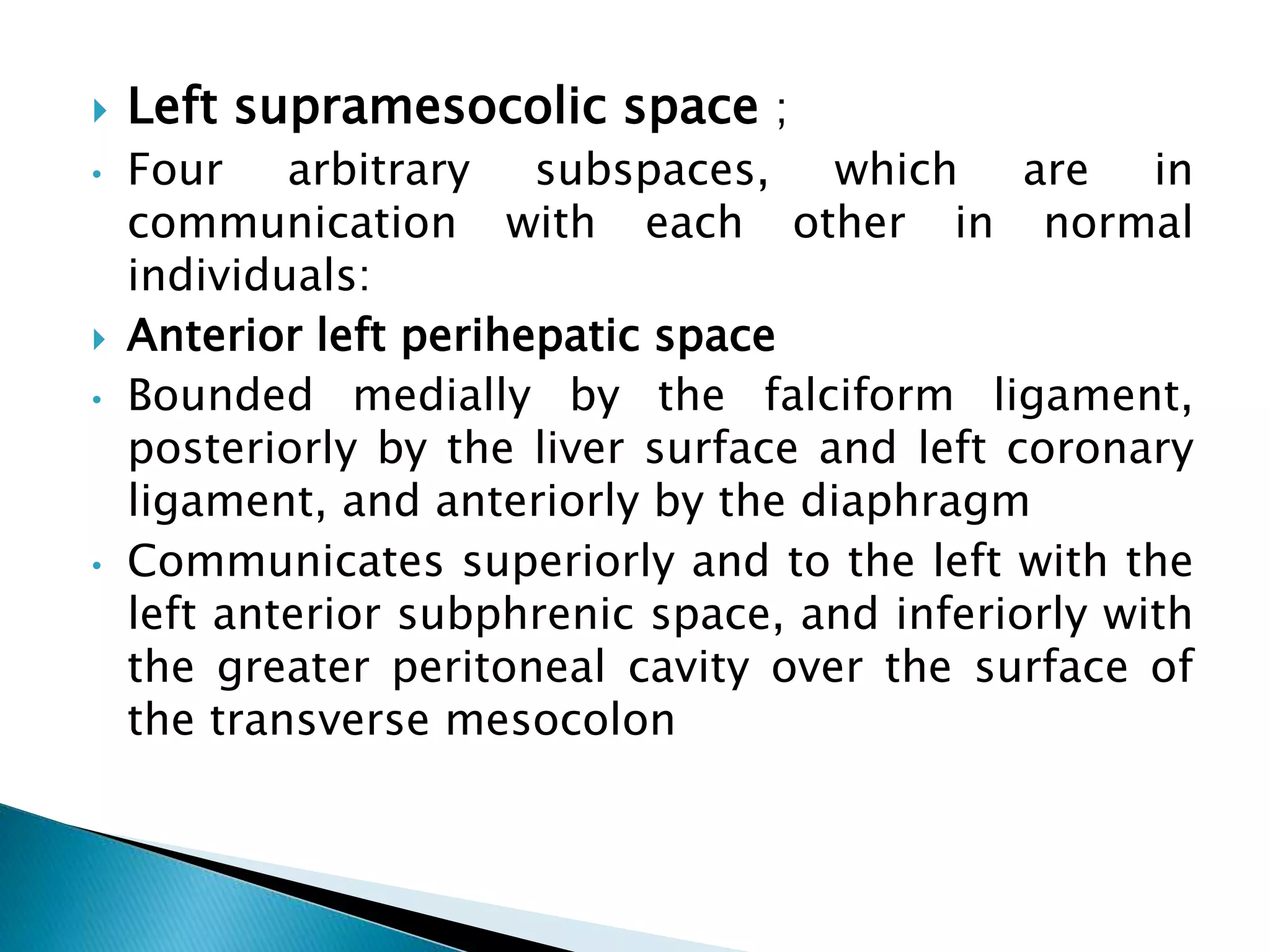 Imaging anatomy of peritoneum | PPTX