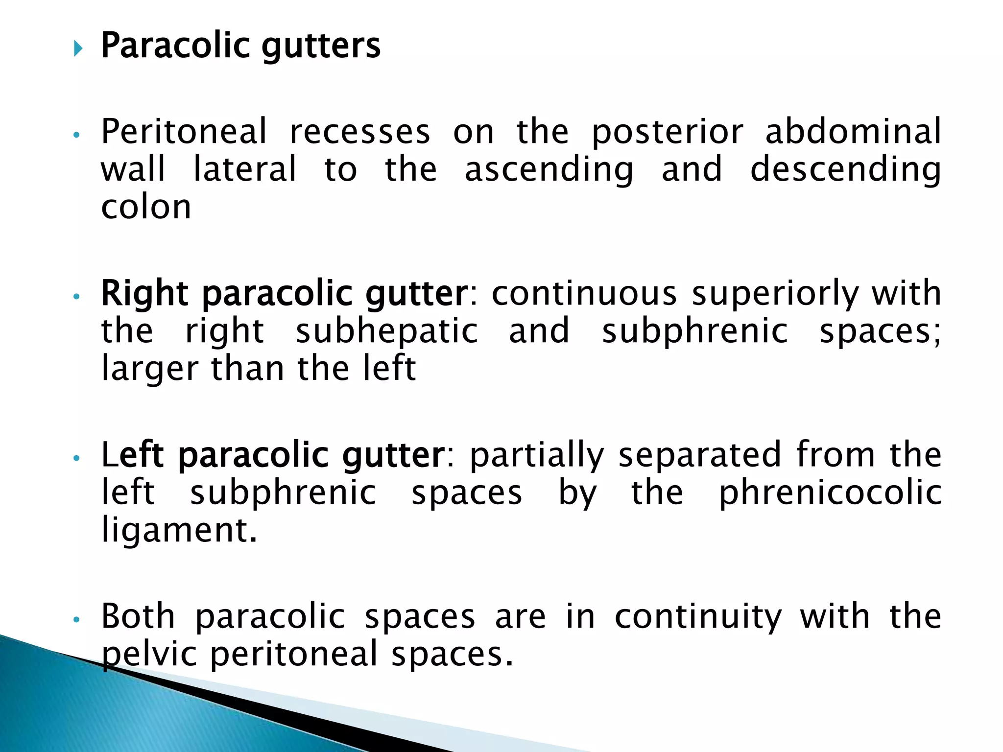 Imaging anatomy of peritoneum | PPTX