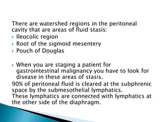 Imaging anatomy of peritoneum | PPTX