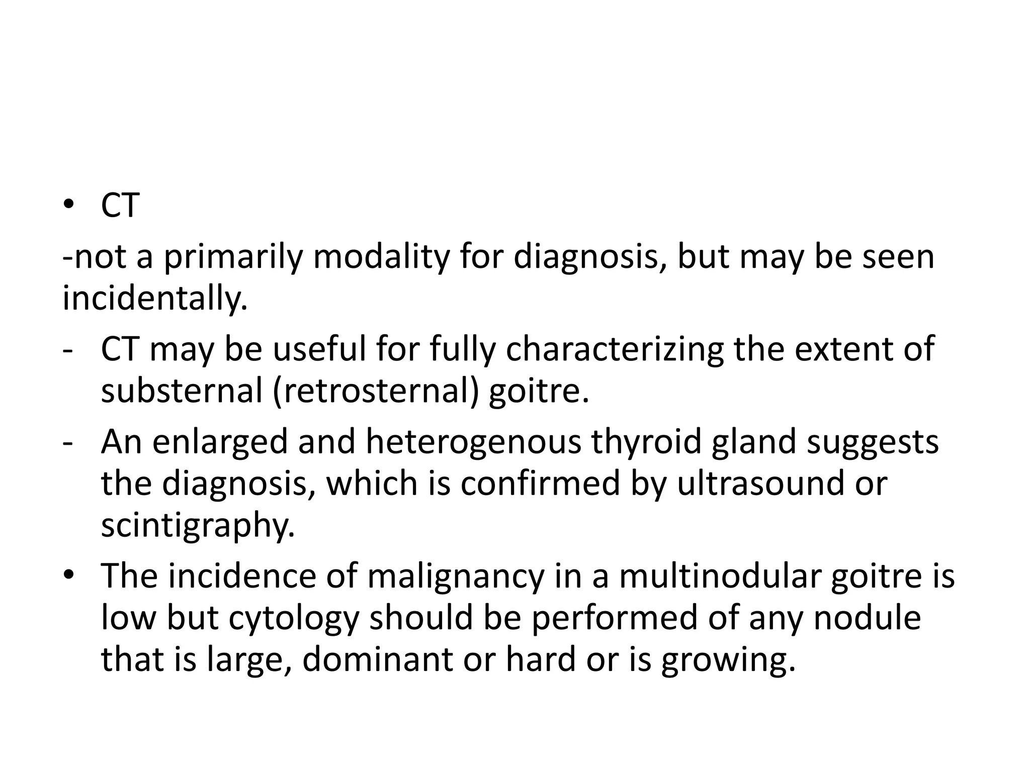 Imaging approach in thyroid nodules | PPTX