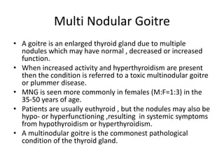Imaging approach in thyroid nodules | PPTX