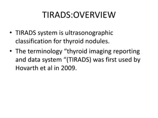 Imaging approach in thyroid nodules | PPTX