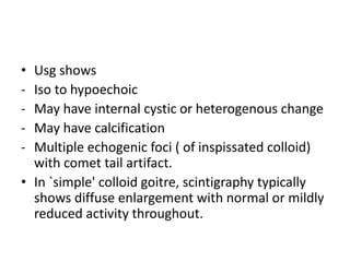 Imaging approach in thyroid nodules | PPTX