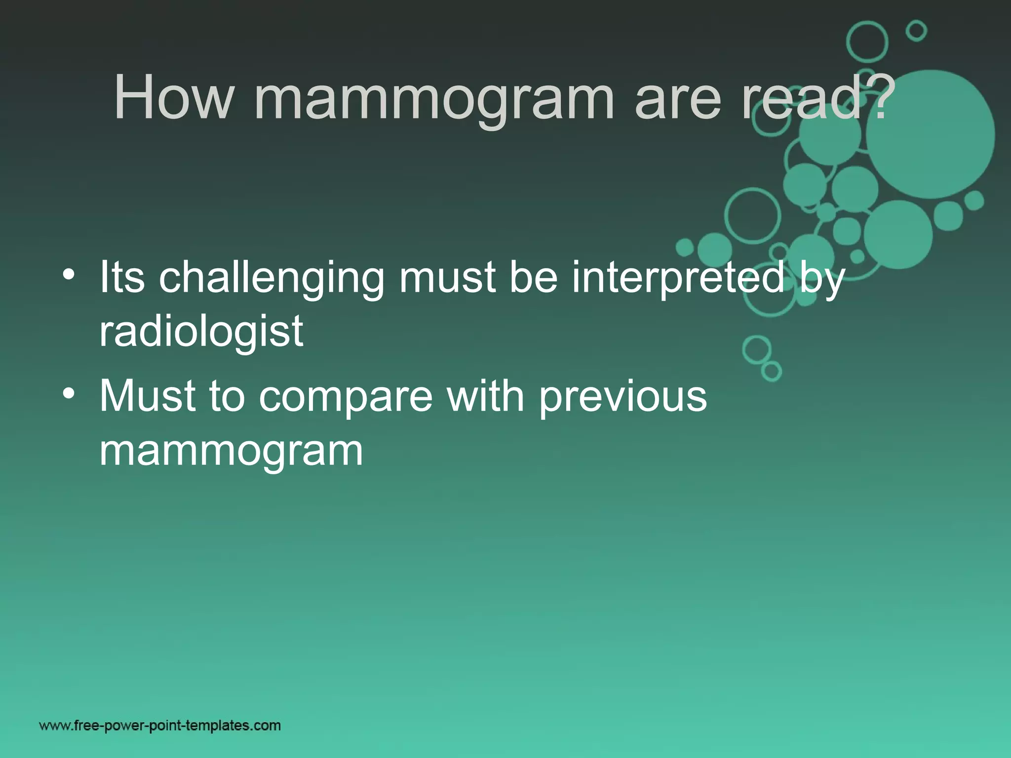 Imaging breast mammogram | PPT