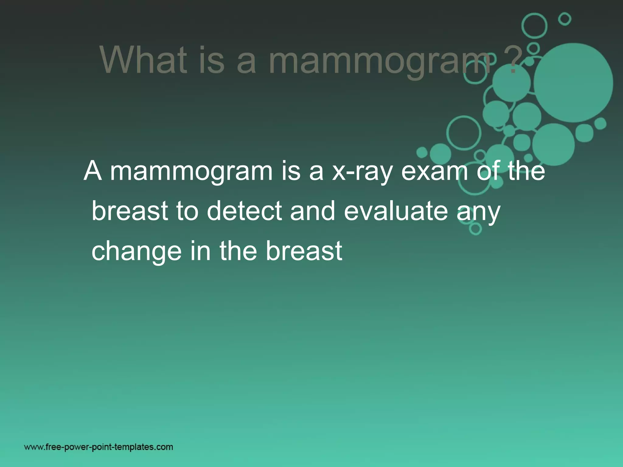 Imaging breast mammogram | PPT