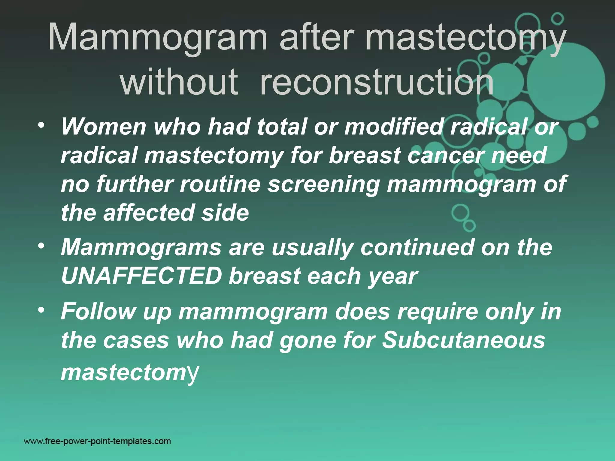 Imaging breast mammogram | PPT