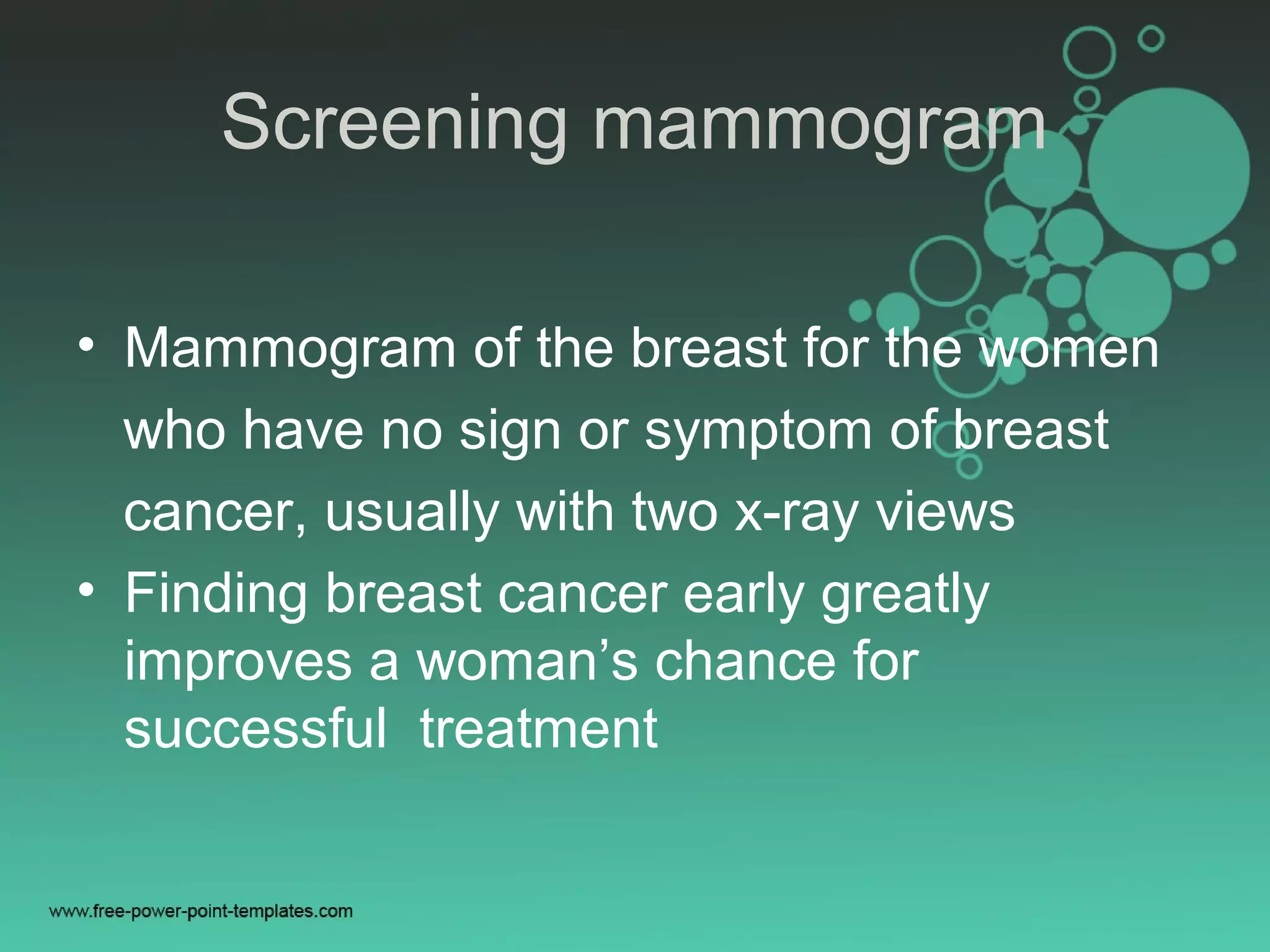 Imaging breast mammogram | PPT