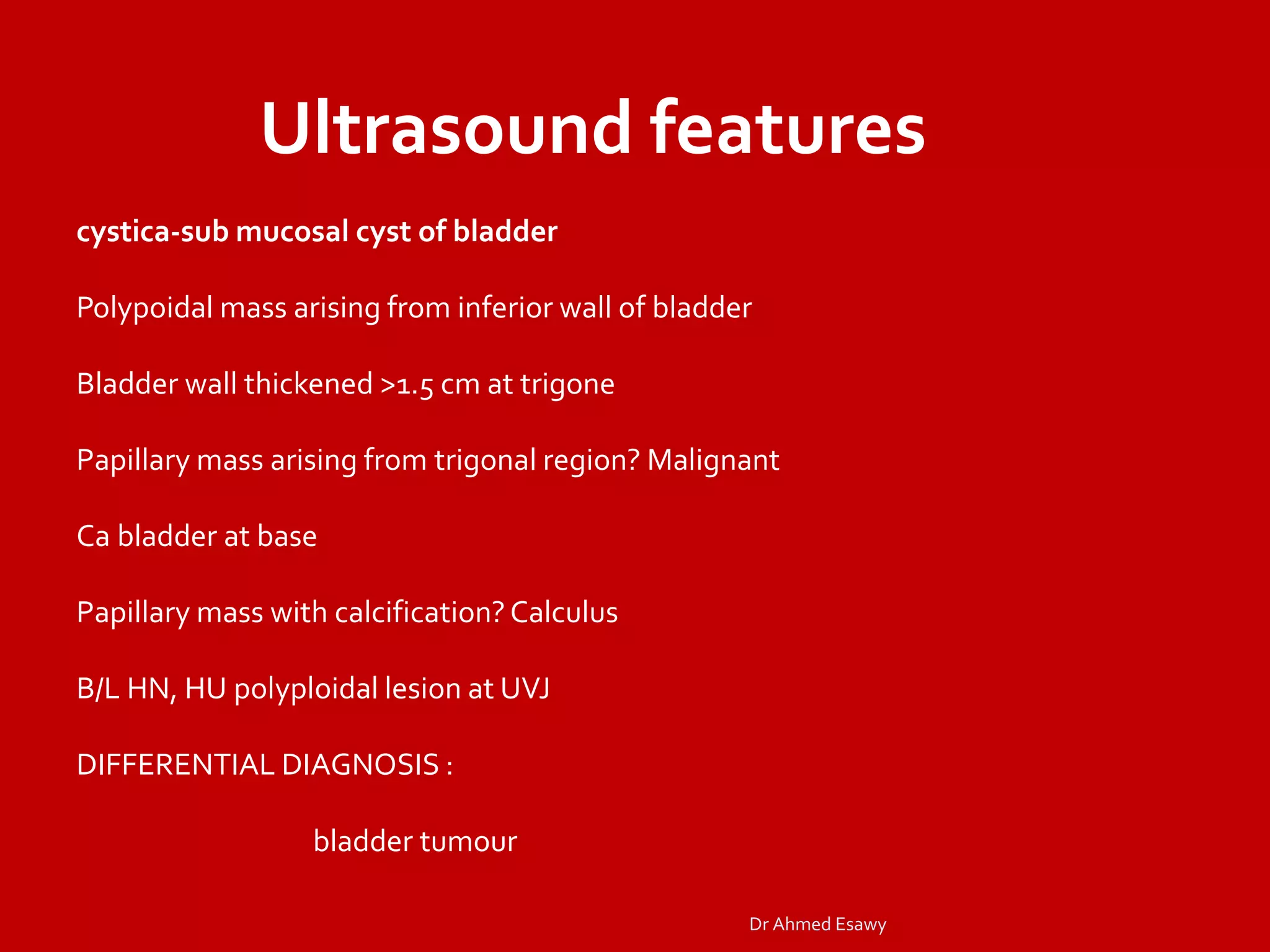 Imaging cystitis Dr Ahmed Esawy | PDF