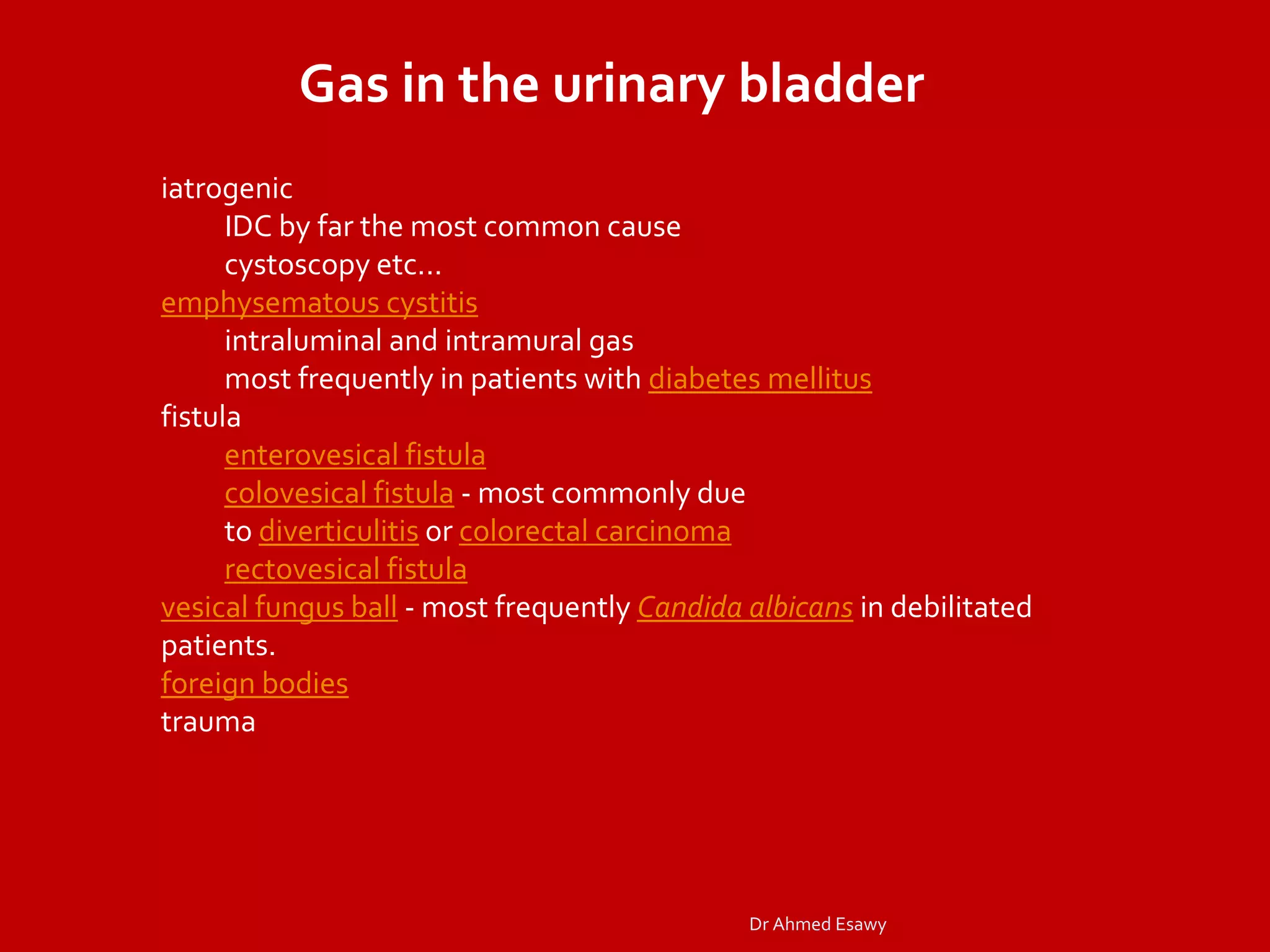 Imaging cystitis Dr Ahmed Esawy | PDF