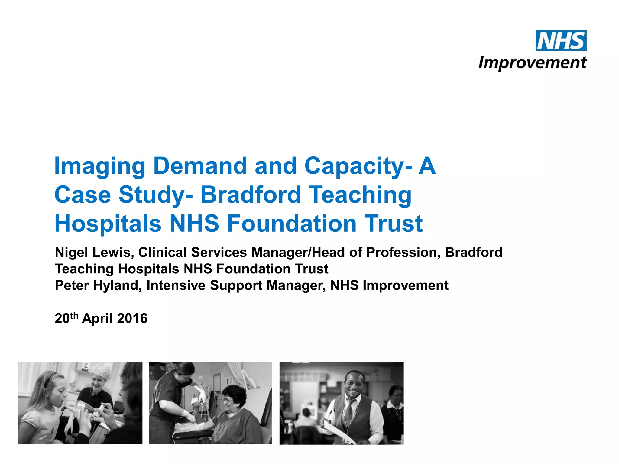 Elective care conference: imaging demand and capacity | PDF
