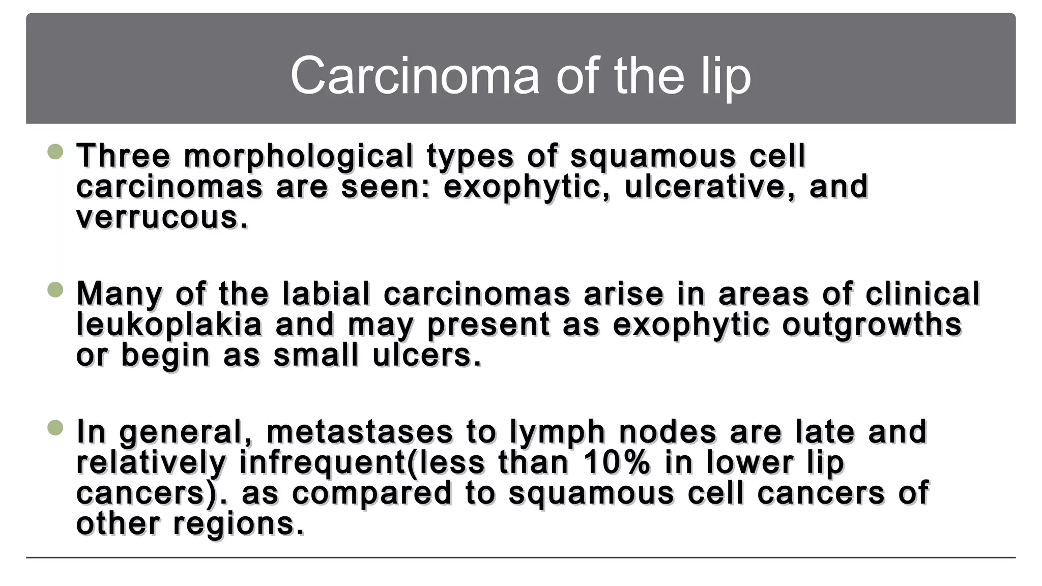 Imaging for the oral cavity neoplastic lesions final | PPT