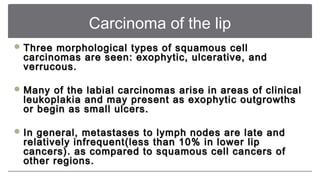 Imaging for the oral cavity neoplastic lesions final | PPT