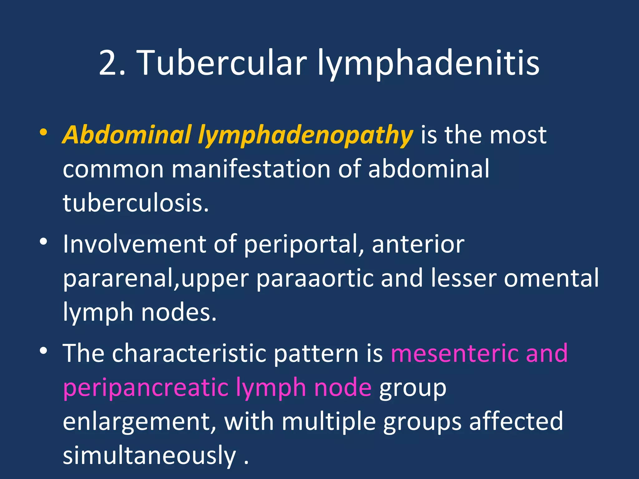 IMAGING IN ABDOMINAL TUBERCULOSIS | PPT