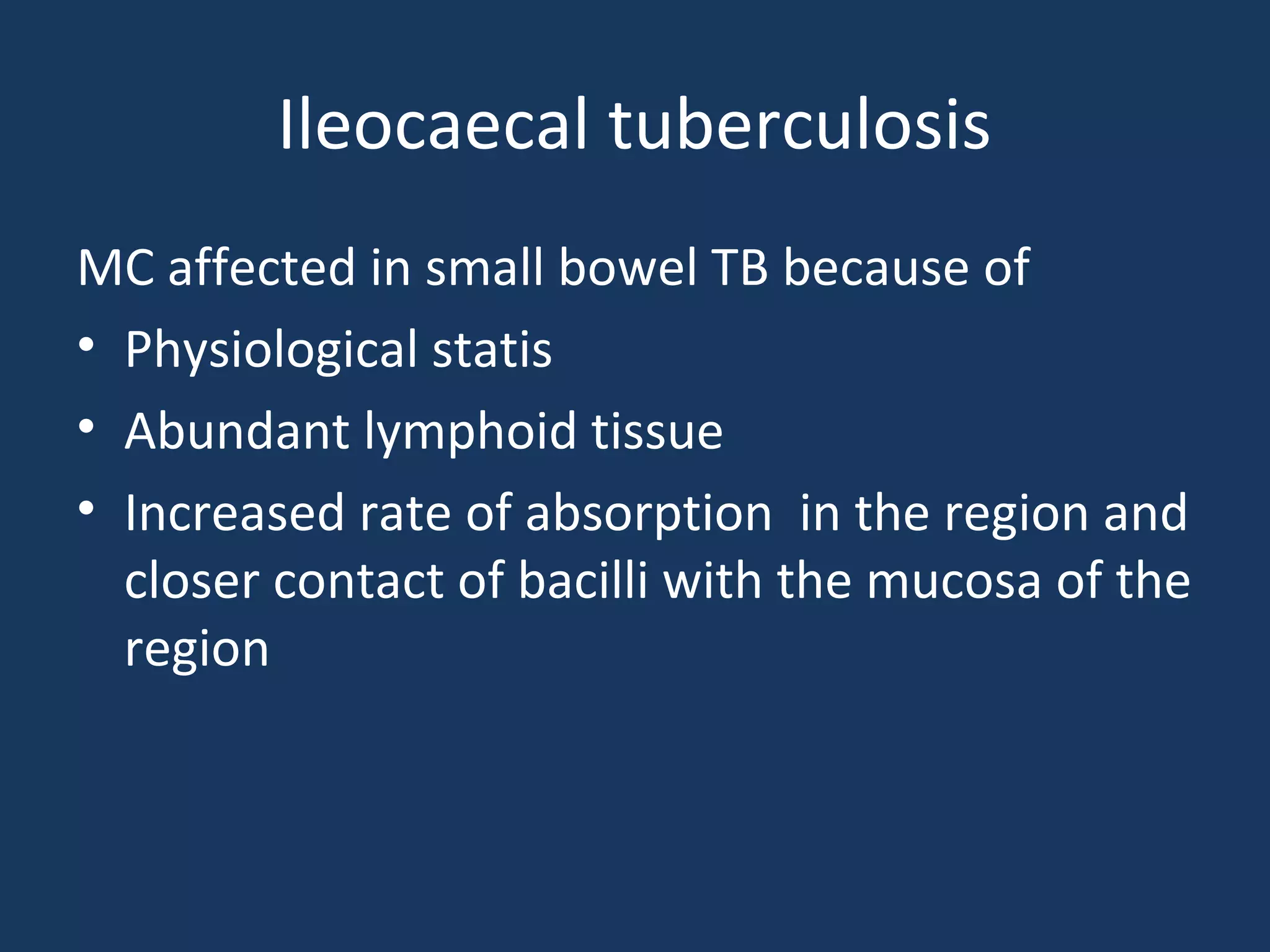 IMAGING IN ABDOMINAL TUBERCULOSIS | PPT