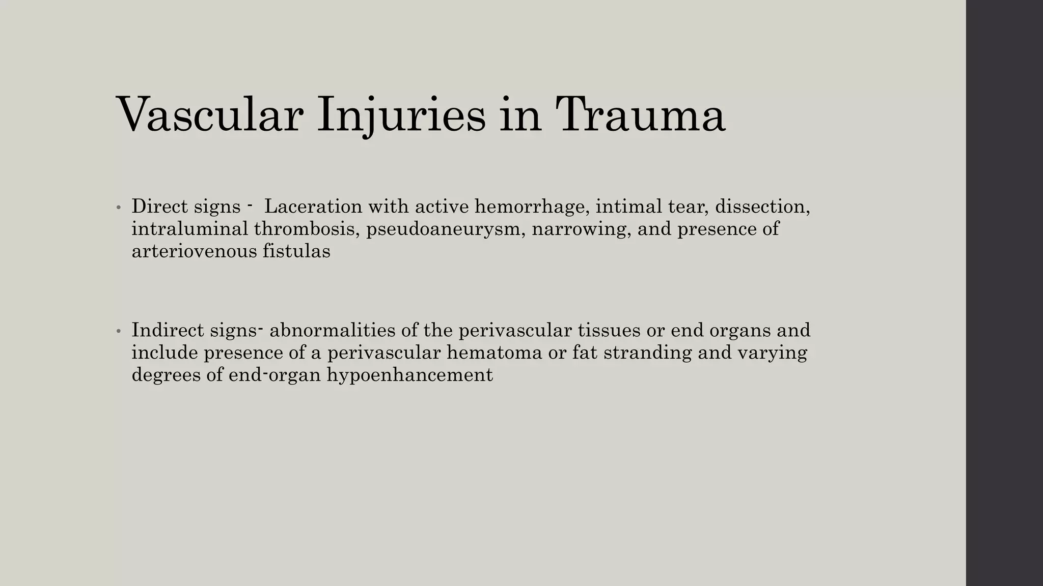 Bowel and mesenteric injury | PPTX