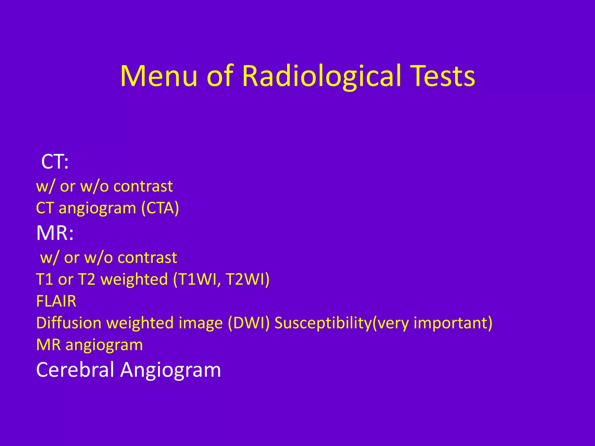 Imaging In Acute Stroke Ppt