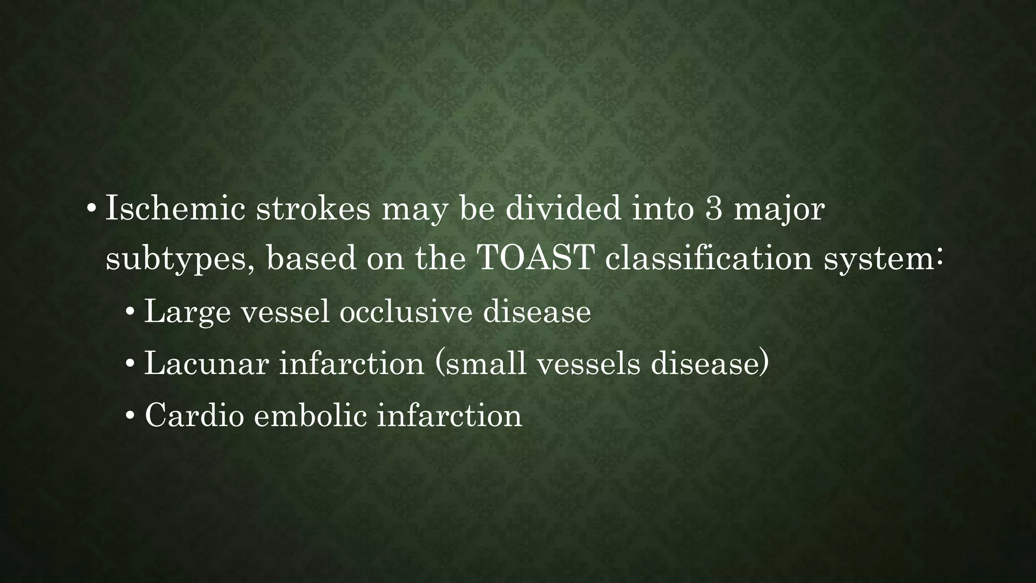 Imaging in acute stroke | PPTX
