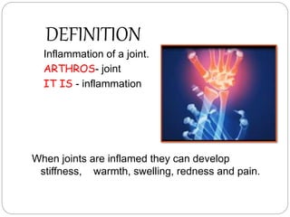 Imaging in arthritis | PPTX