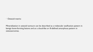 IMAGING IN BONE TUMORS.pptx imaging radiological | PPTX