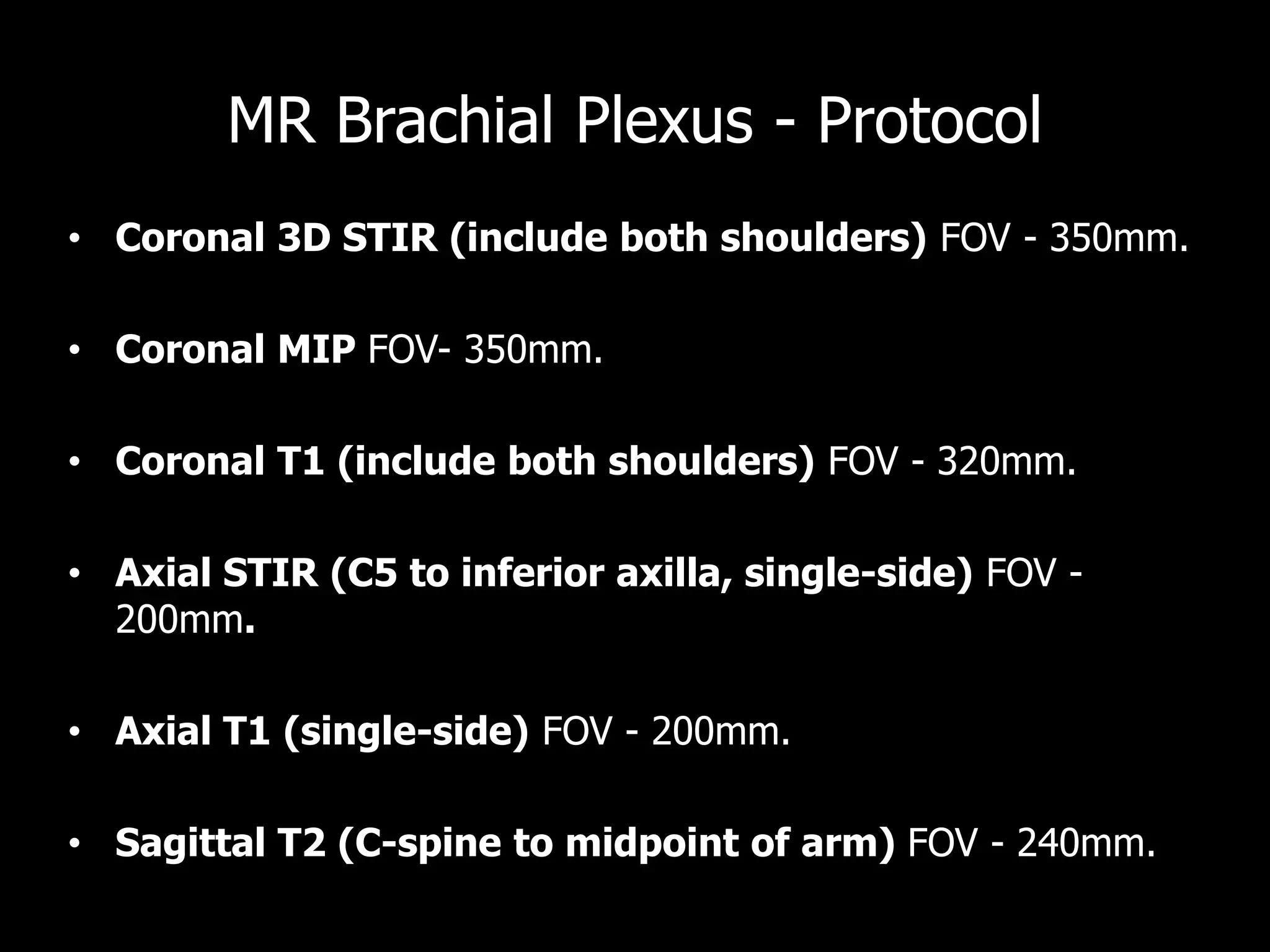 Brachial plexus MRI | PPTX
