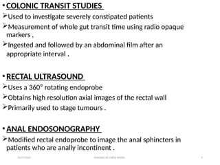 Imaging in colorectal diseases 3.pptx presentation | PPTX