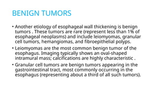 Imaging In Esophageal Pathologies P Ptx