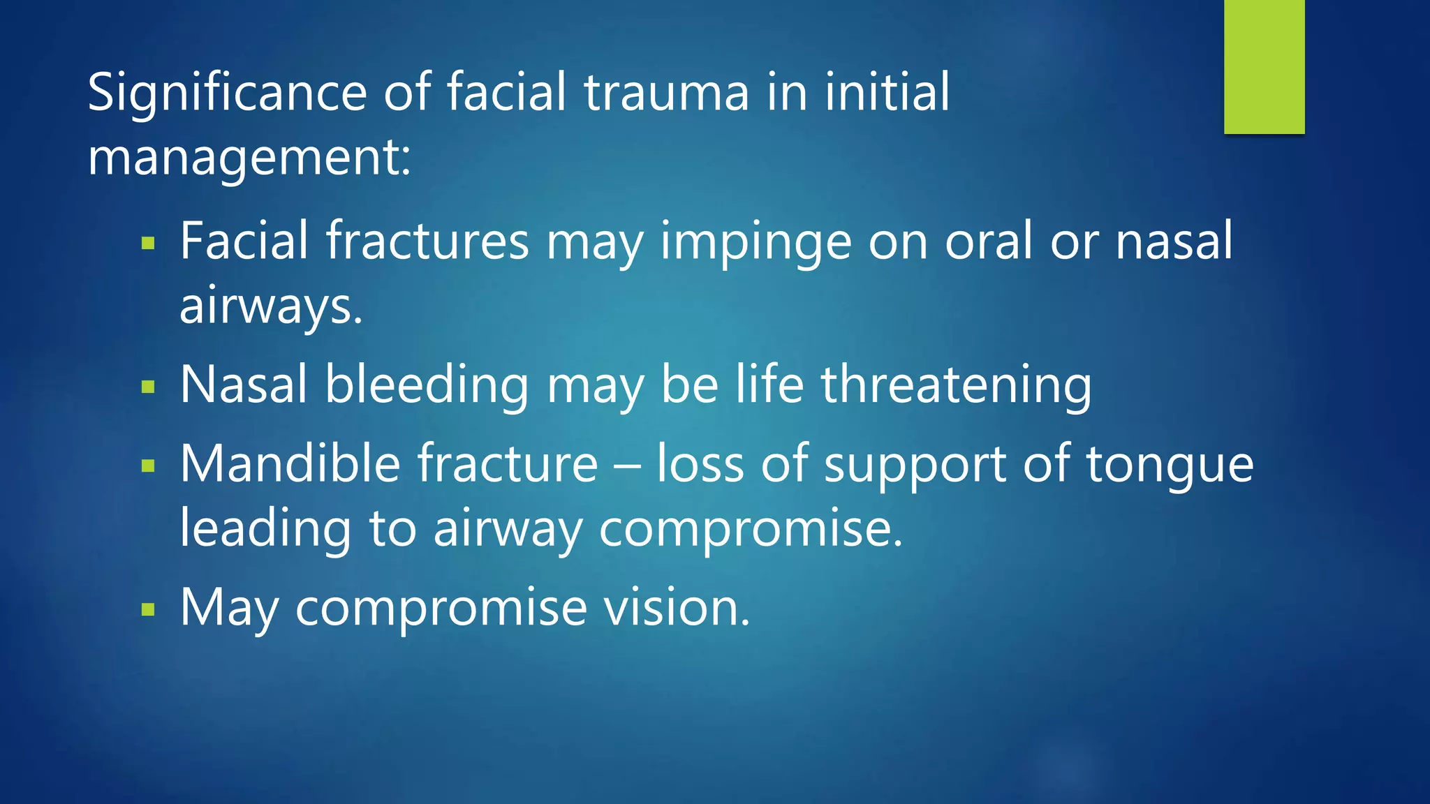 Imaging in facial trauma | PPTX