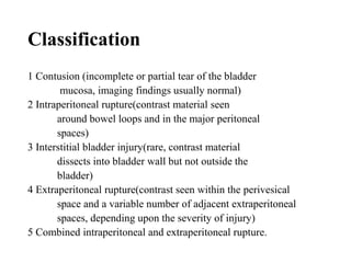 Imaging in genitourinary trauma | PPT