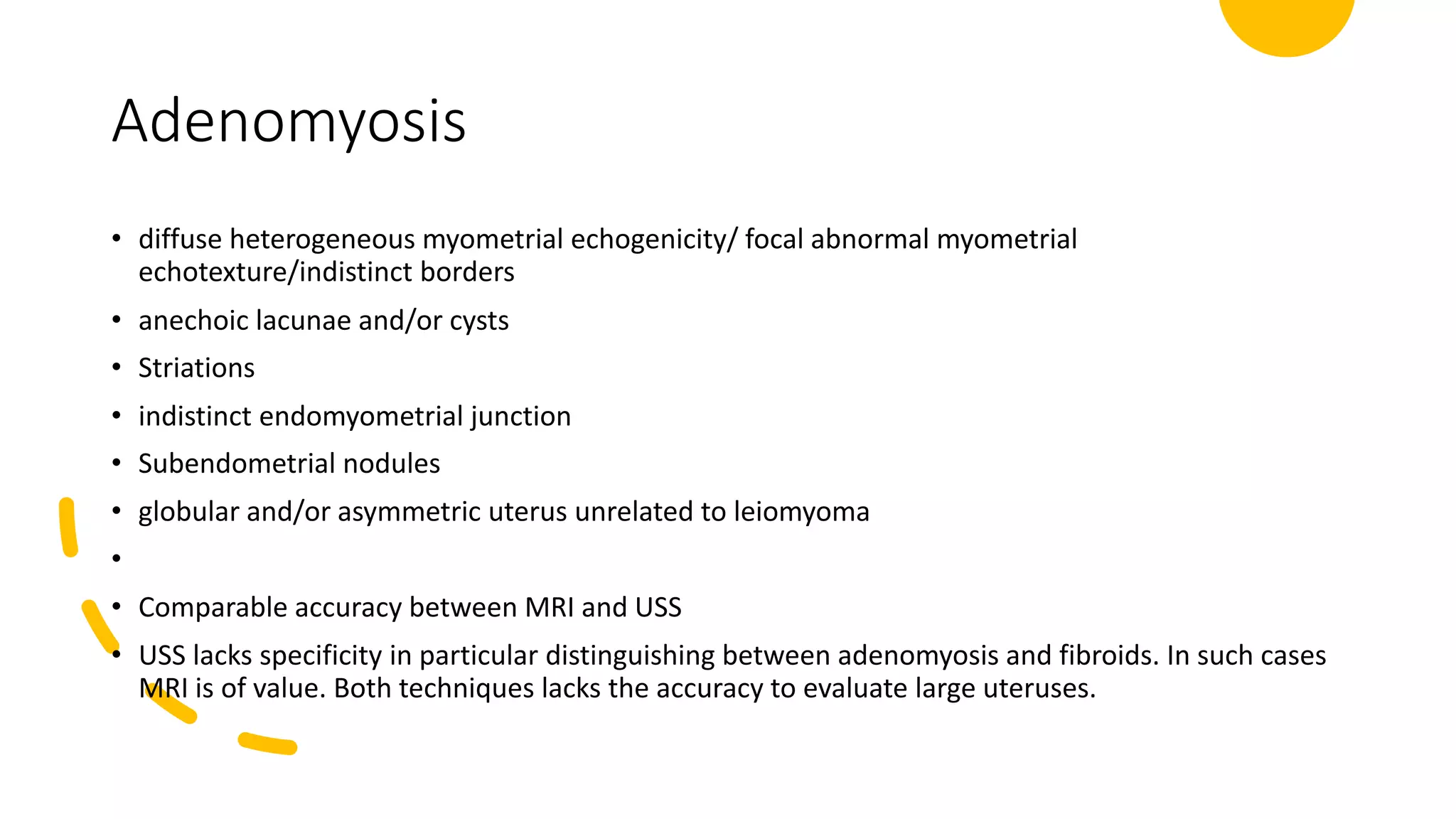 Imaging in gynaecology | PPTX