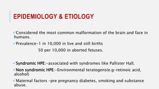 Imaging in holoprosencephaly and related disorders | PPTX