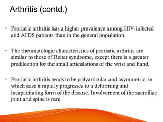 Imaging in musculoskeletal complications of AIDS | PPT