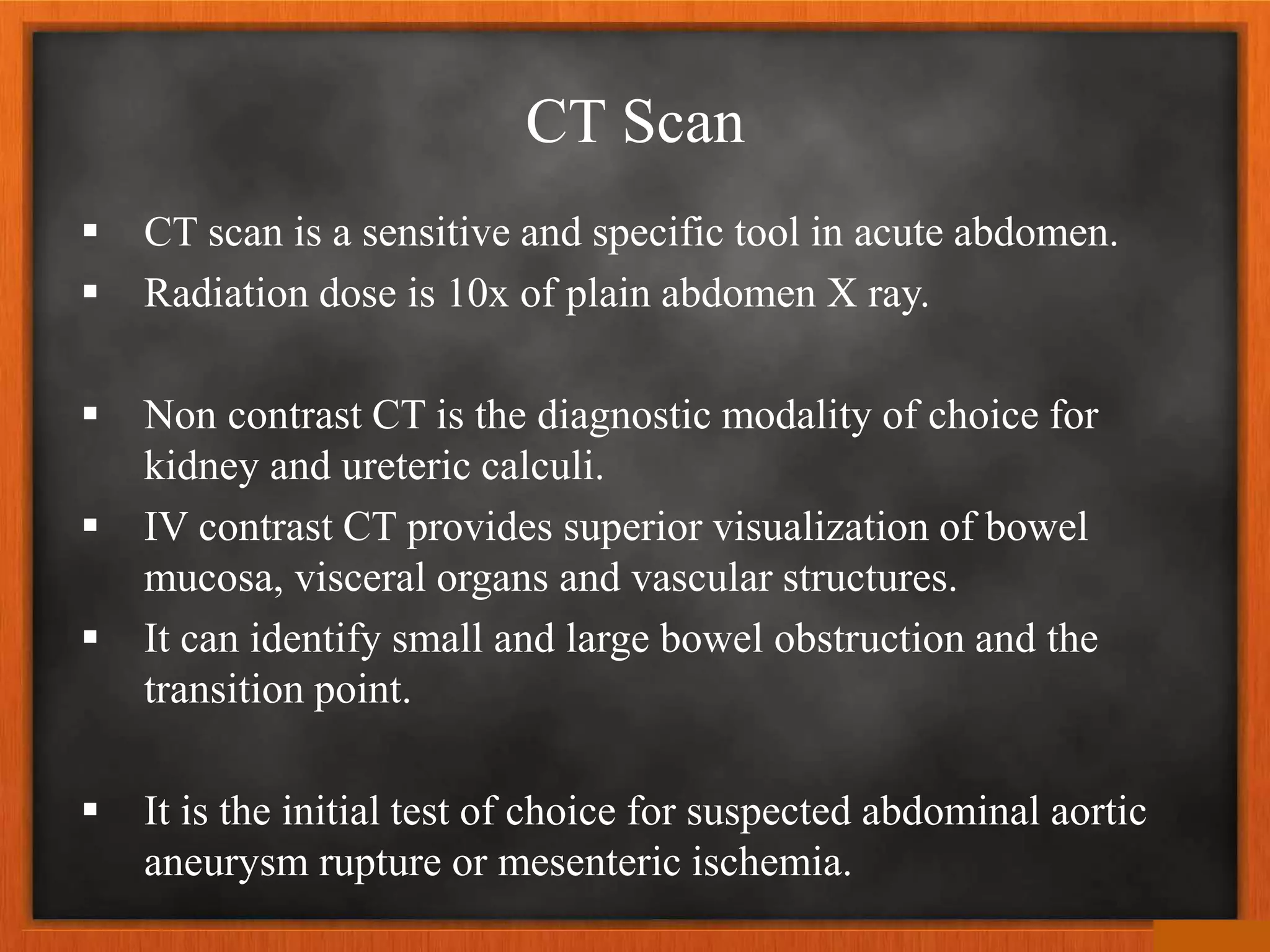 Imaging in pain abdomen | PPTX