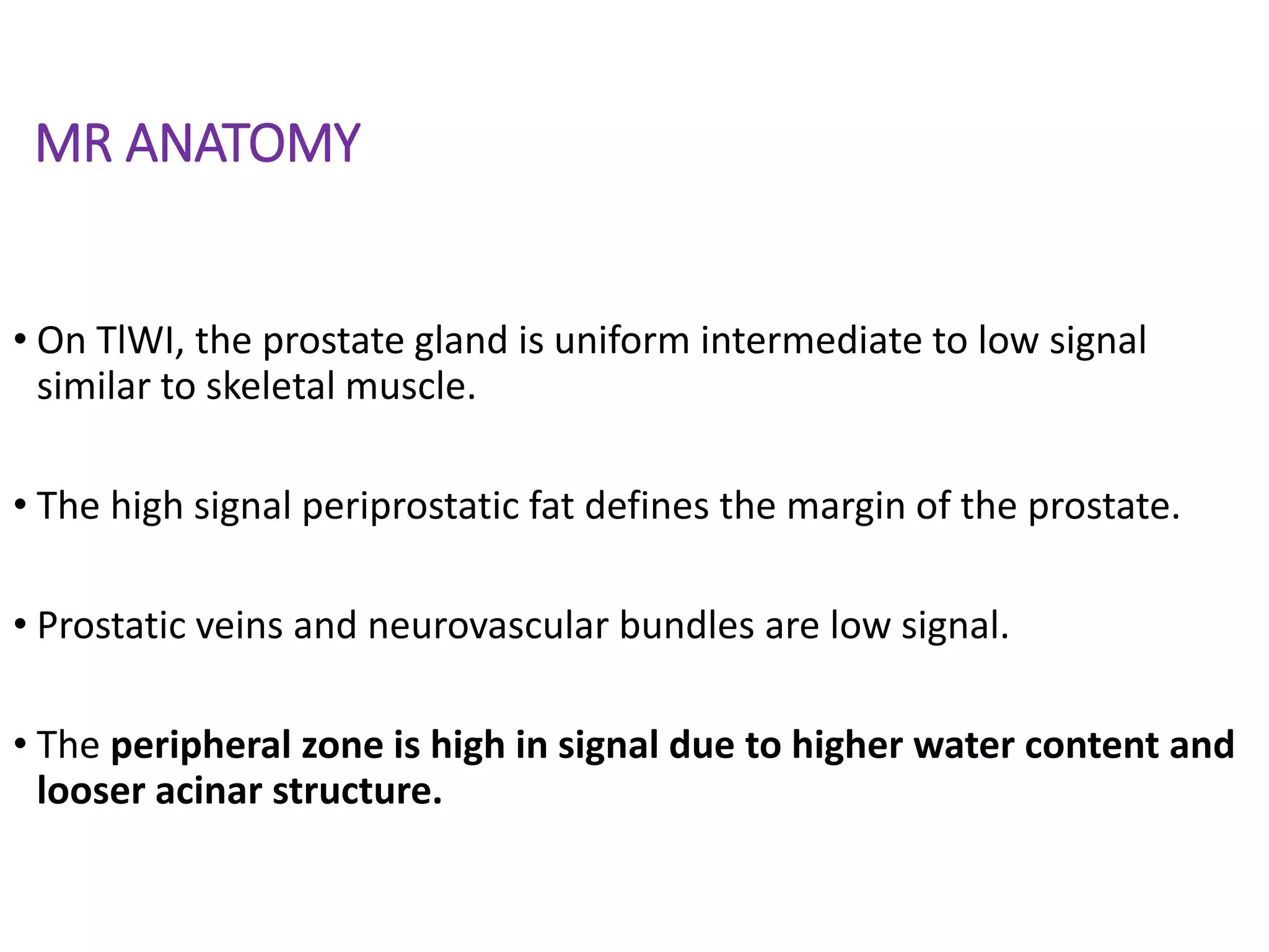 Imaging in prostatic patholgy | PPTX