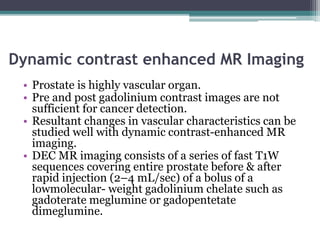 Imaging in prostatic patholgy | PPTX