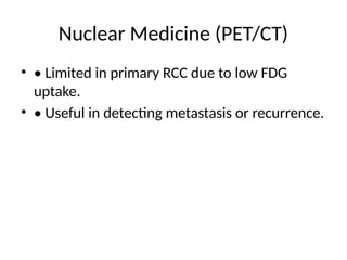 Imaging_in_RCC presentation incidence and outcome | PPT