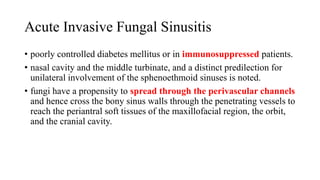 Imaging in sinusitis radio diagnosis | PPTX