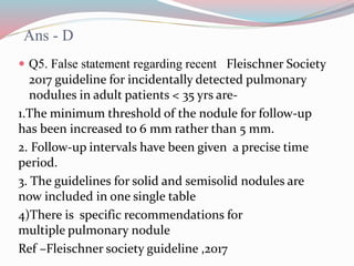 Imaging in solitary pulmonary nodule ppt | PPTX