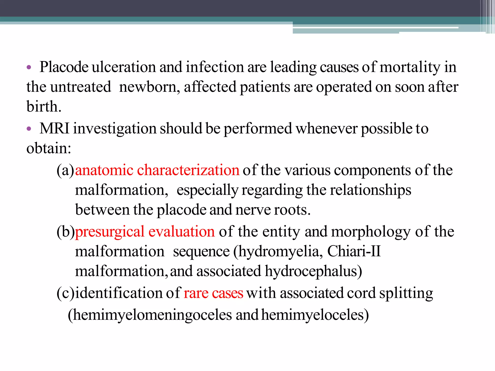 Imaging in spinal dysraphism | PPTX